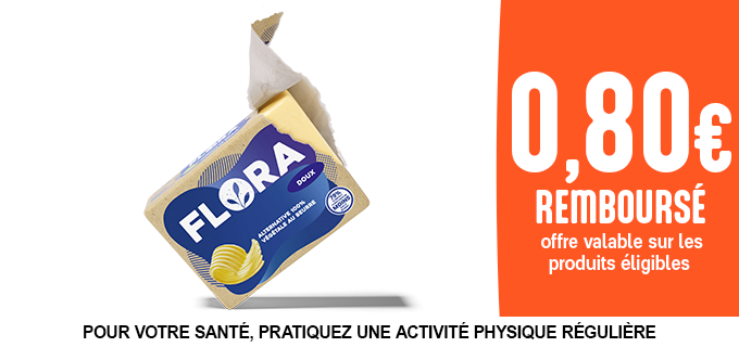 Flora - Alternative végétale au beurre | Fidme Courses