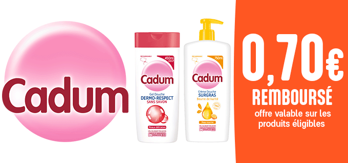 Gel Douche Cadum | Fidme Courses